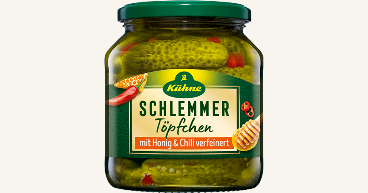 Gourmet Selection Sweet and Hot Cornichons | Carl Kühne KG